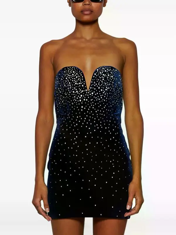 Alex Perry Crystal-embellished Mini Dress