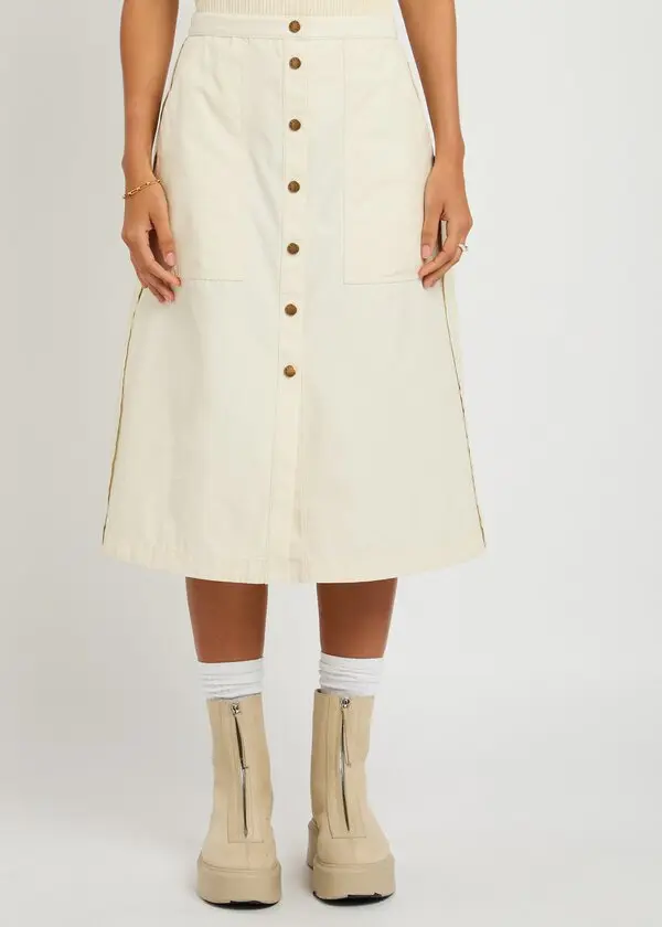 Moncler Shell Midi Skirt