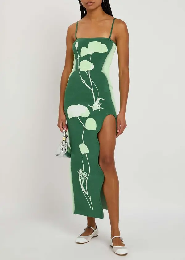 Ph5 Iris Asymmetric Maxi Dress In Khaki - 55% Off | Editorialist