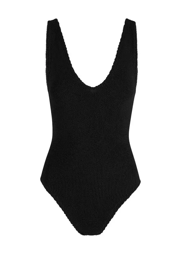 Hunza G Sadie Crinkle Swimsuit - Black