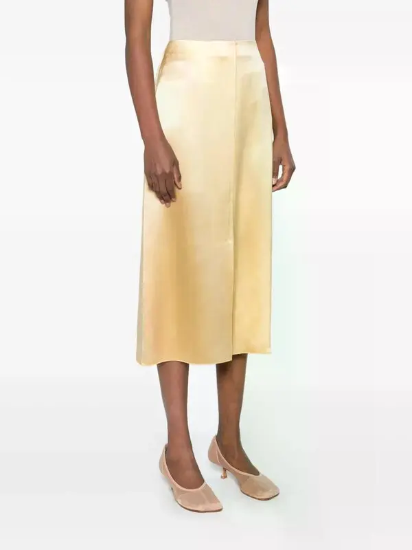 Altuzarra Satined Midi Skirt