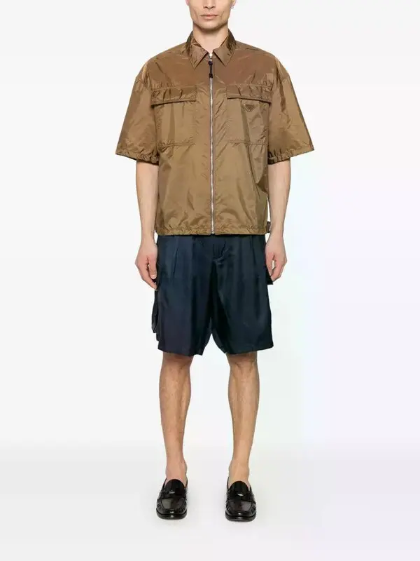 Prada Zip-up Shirt