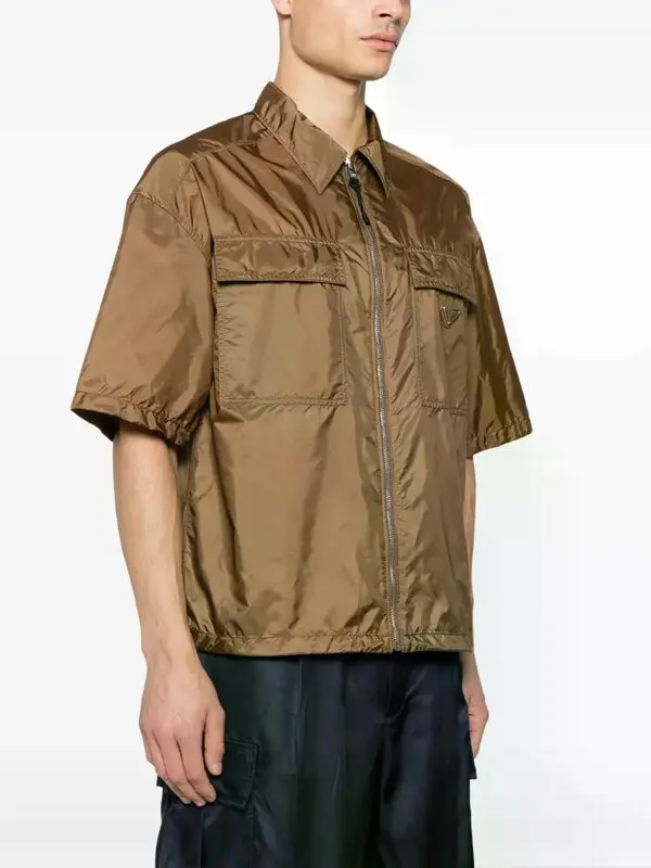 Prada Zip-up Shirt