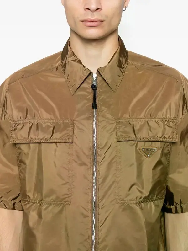 Prada Zip-up Shirt