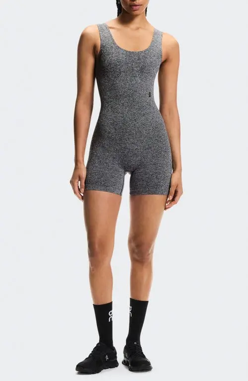 On Studio Knit Bodysuit - Graphite Heather