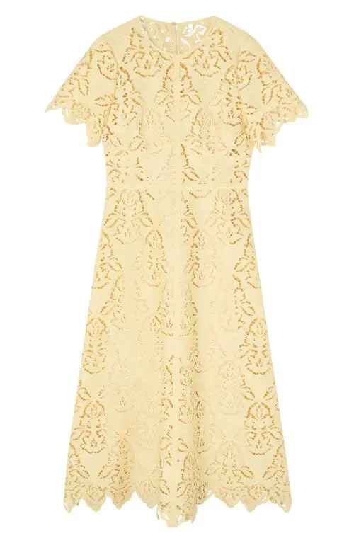 LK BENNETT Georgia Embroidered Midi Dress