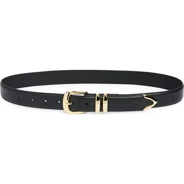 FAVORITE DAUGHTER Jordan Belt - Black/gold