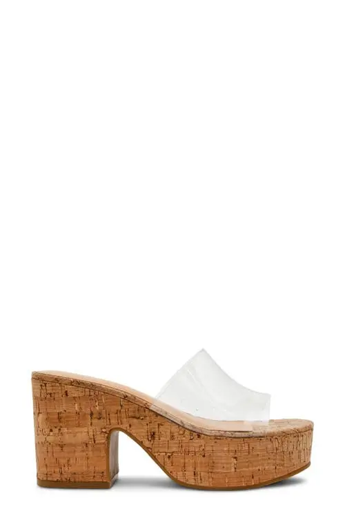 Steve Madden Trippy Platform Sandals - Clear