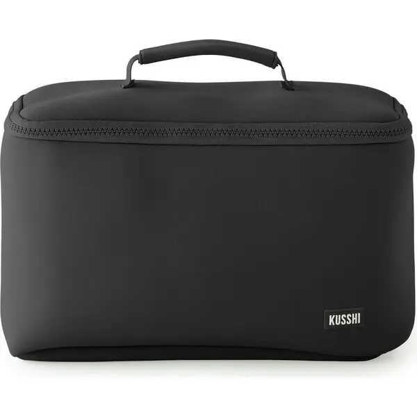 KUSSHI Train Case - Black/pink