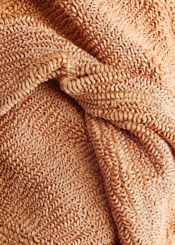 Hunza G Juno Crinkle Bikini - Brown
