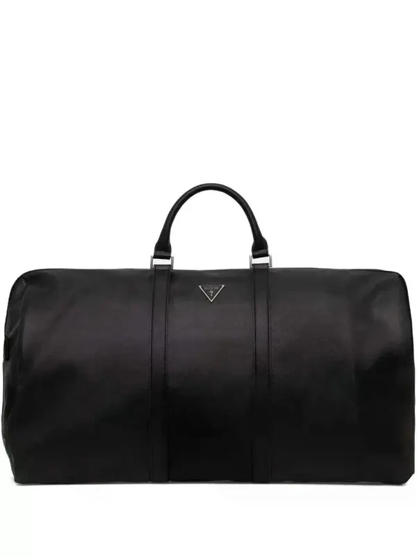 Guess Logo-plaque Weekender Bag - Black