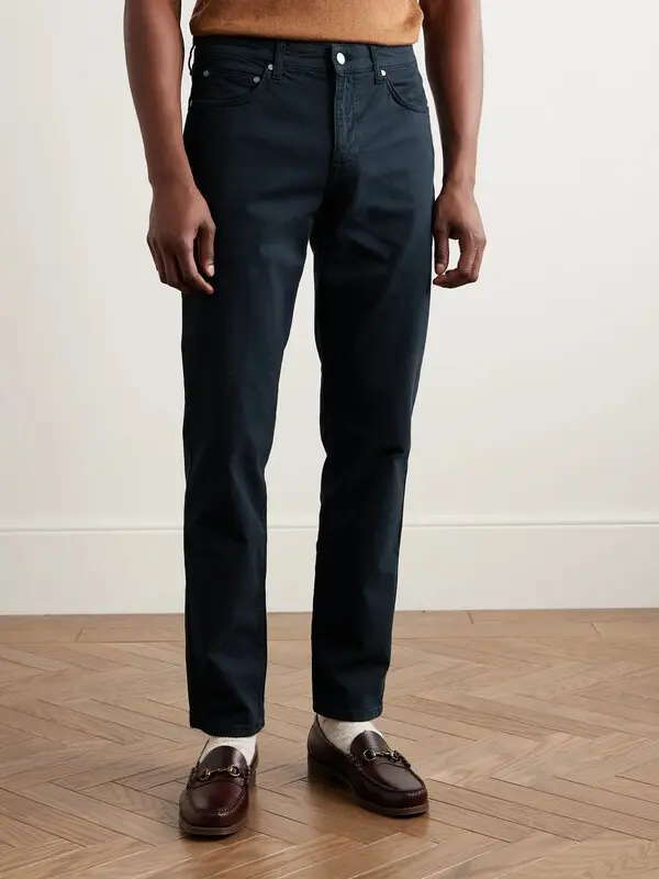 Nn07 Tony 1923 Slim-fit Trousers - Blue
