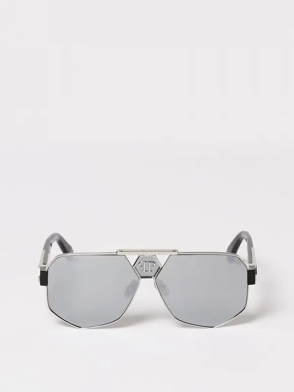 Philipp Plein Octagon Sunglasses - Silver
