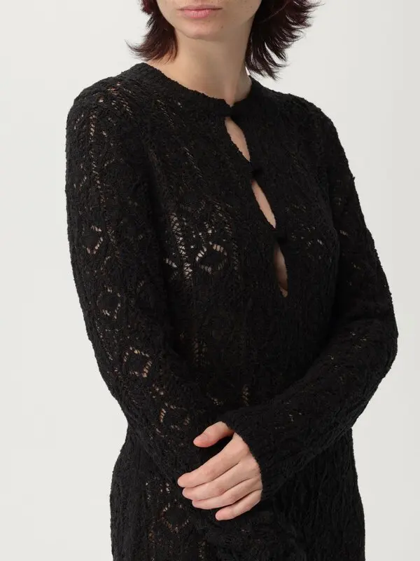 LOU LOU STUDIO Crochet Knit Mini Dress