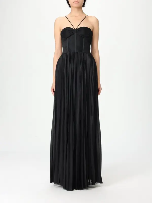 Pinko Pleated Maxi Dress