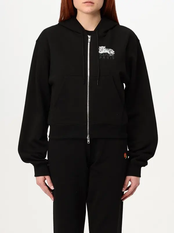 Kenzo Tiger Logo Zip-up Hoodie