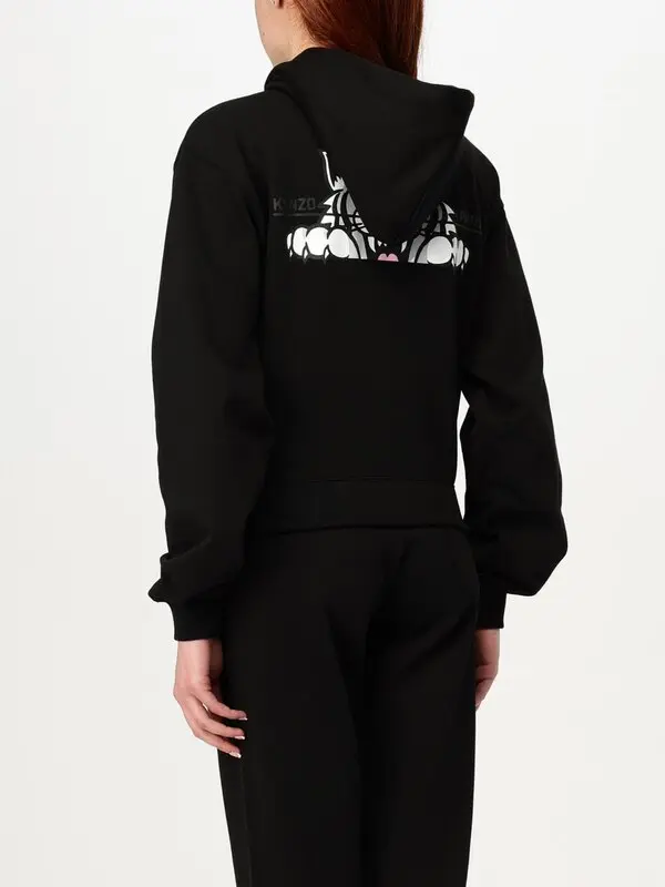 Kenzo Tiger Logo Zip-up Hoodie