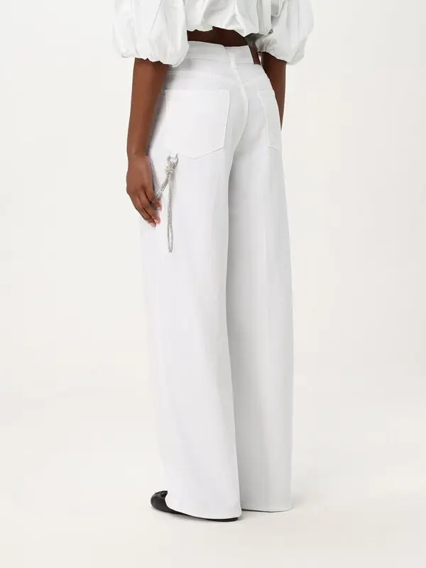Pinko Wide Leg Jeans - White