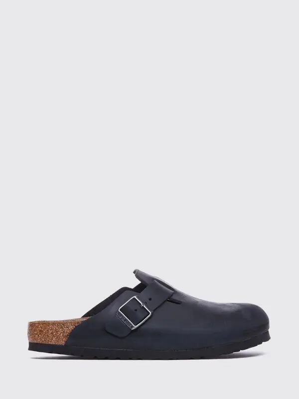 BIRKENSTOCK Buckled Clogs - Black