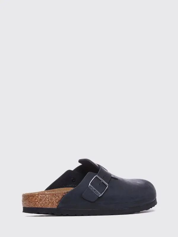 BIRKENSTOCK Buckled Clogs - Black