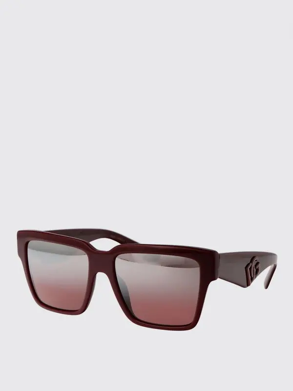 Dolce & Gabbana Tortoiseshell Rectangle Sunglasses - Red