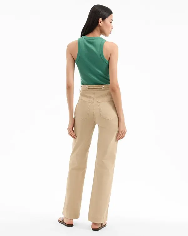 Veronica Beard Heather Straight-leg Pant