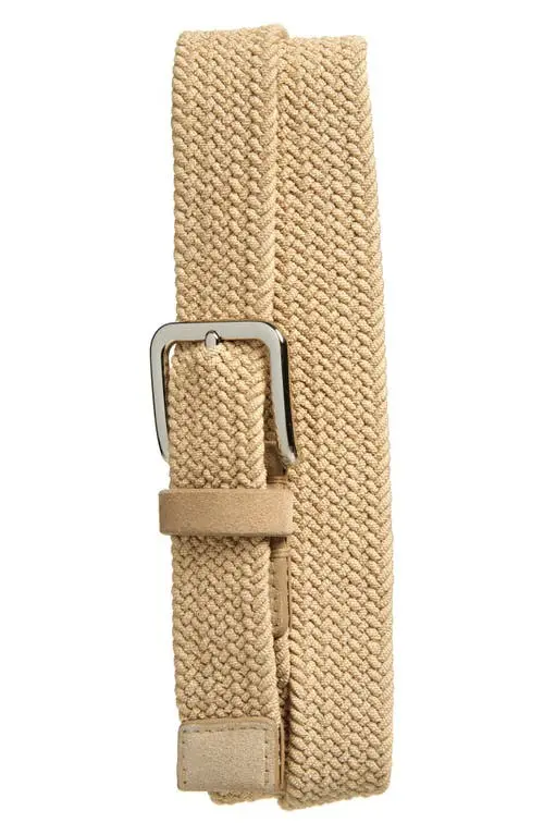 Vince Woven Stretch Belt - Sandstorm