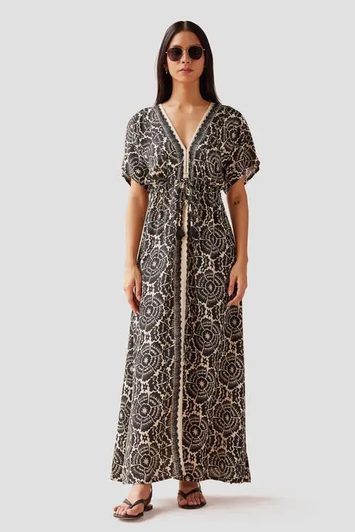 Omika Pia Caftan - Carmen Graphite