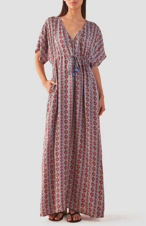 Omika Pia Caftan - Omari Hibiscus