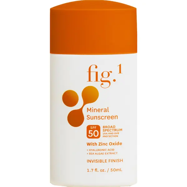 FIG.1 Mineral Sunscreen Spf 50 - White / Orange