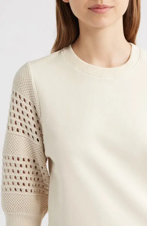 Rails Kimberly Open Knit Cotton Sweater