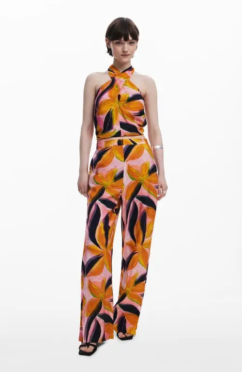 Desigual Floral Print Pants