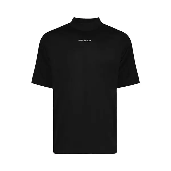Balenciaga Logo T-shirt 'faded - Black
