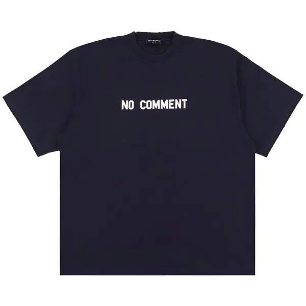 Balenciaga Rib Triangle T-shirt 'marinewhite