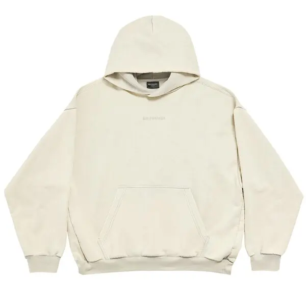 Balenciaga Logo Embroidered Hoodie