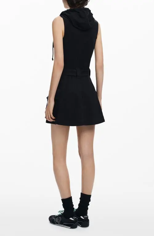 Desigual Hooded Sleeveless Minidress