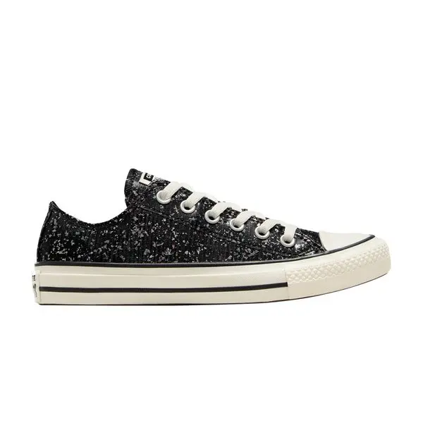 CONVERSE Chuck Taylor All Star Low Glitter Sneakers - Black