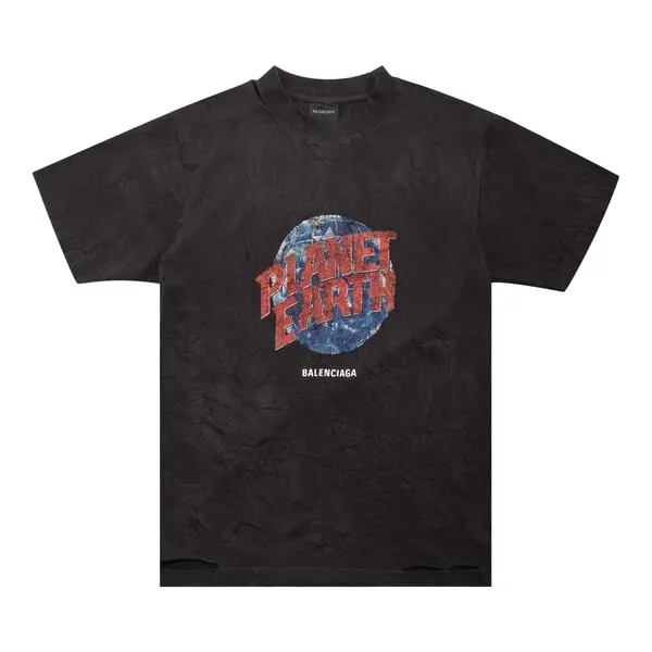 Balenciaga Regular Fit T-shirt 'washed