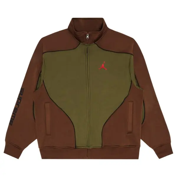 Supreme X Jordan Tricot Track Jacket - Green