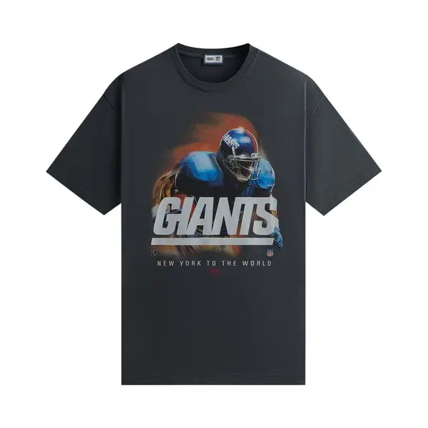 Kith 47 For The Nfl: Giants Vintage Tee 'nocturnal - Blue