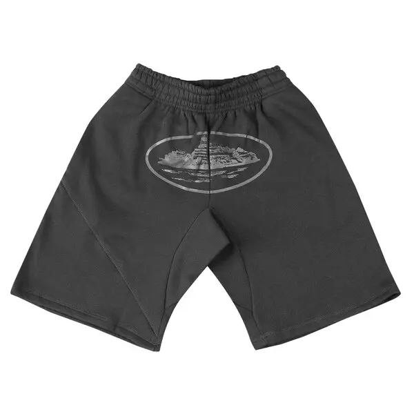 Corteiz Alcatraz Shorts - Black | Editorialist
