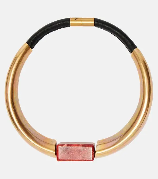 Isabel Marant Noly Embellished Choker - Gold