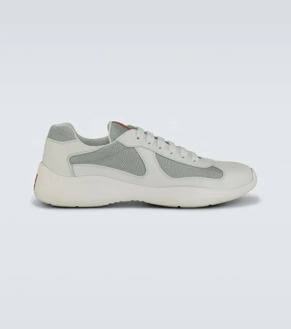 Prada America's Cup Sneakers - Silver