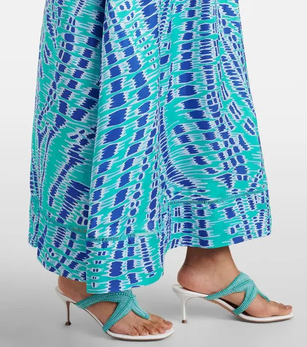 poupette silk slip dress Cassandra printed satin slip dress in multicoloured - Poupette St Barth