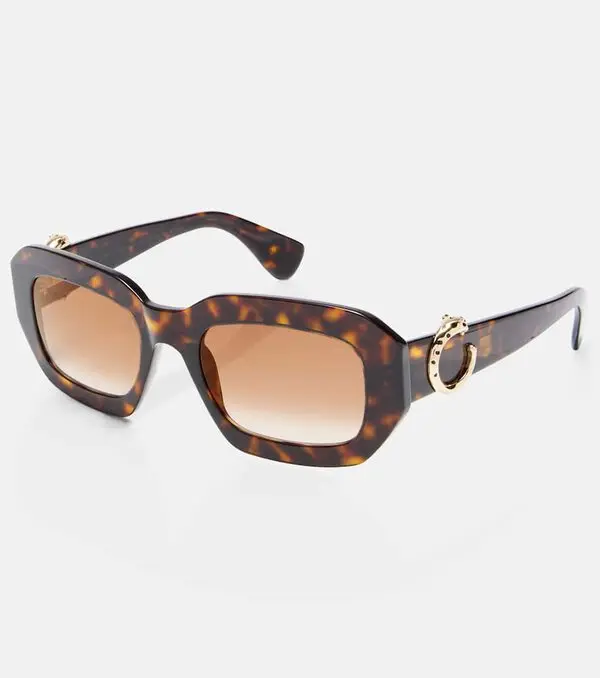 Cartier Panthère De Square Sunglasses - Brown