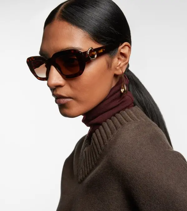 Cartier Panthère De Square Sunglasses - Brown