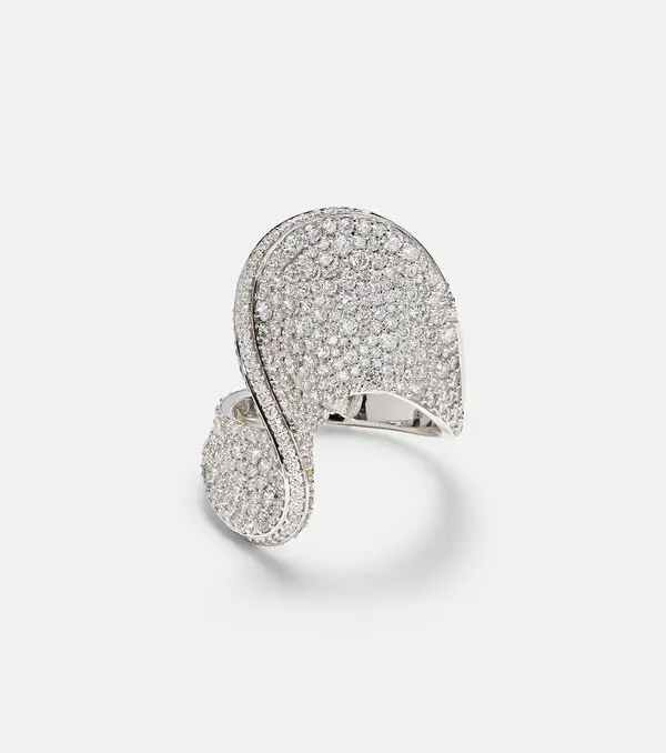 KAMYEN 18kt White Gold Diamond Ring - Silver