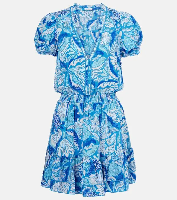 Poupette St Barth Bibi Floral Mini Dress