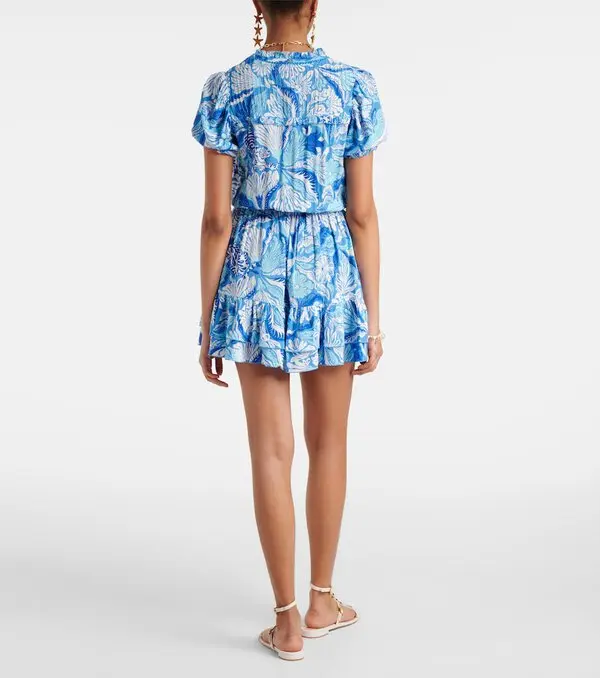 Poupette St Barth Bibi Floral Mini Dress