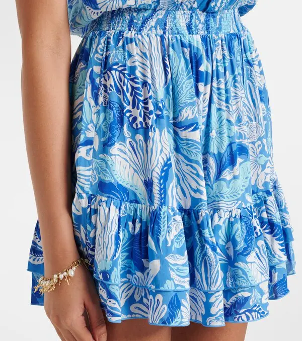 Poupette St Barth Bibi Floral Mini Dress